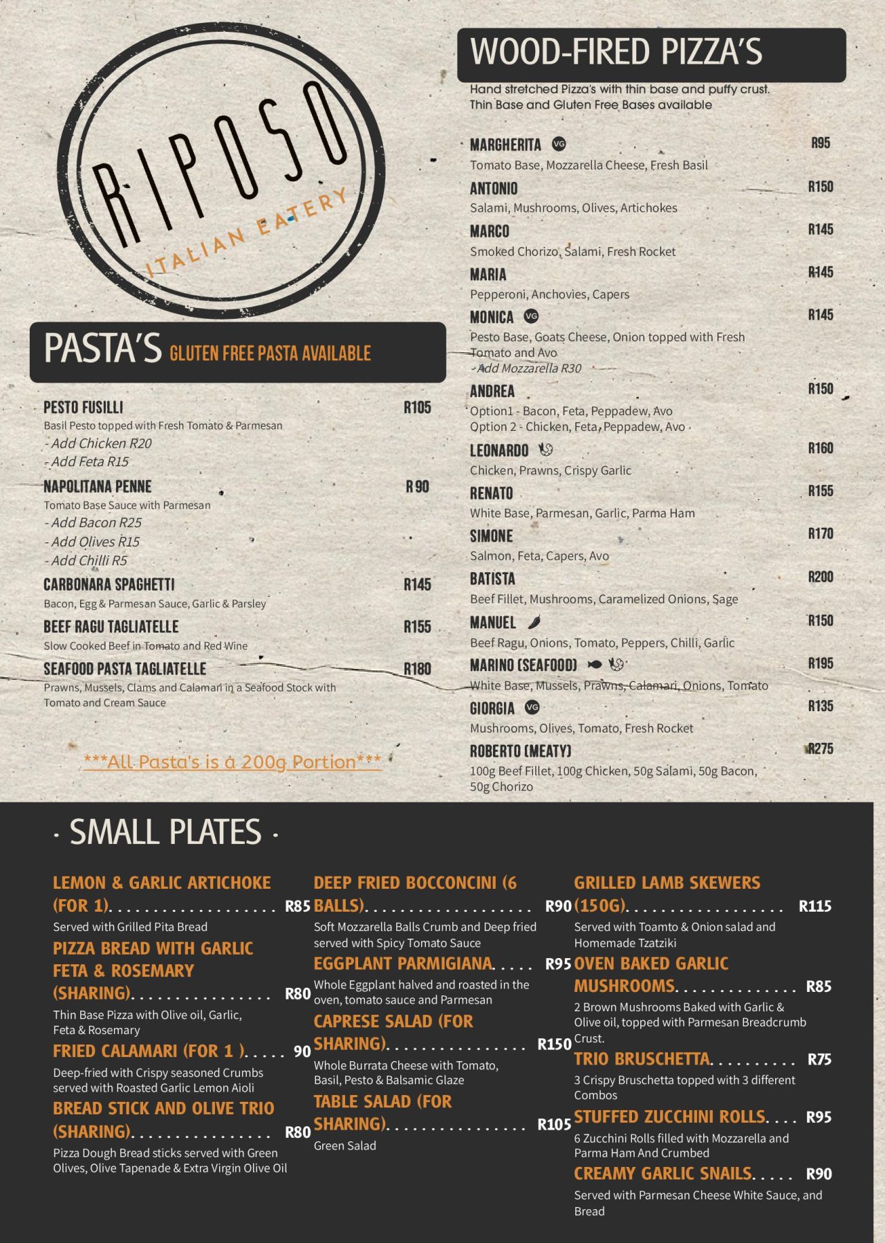 Riposo Italian Eatery | The Best